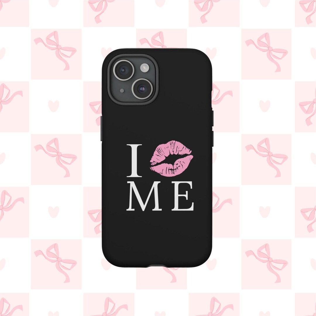 I Heart Me, Y2k, Kiss Mark, Pink Phone Case, Coquette, Cute Phone Case ...