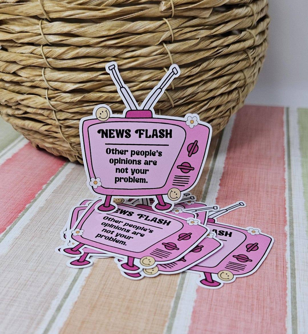 News Flash Sticker | Water Bottle Sticker | Tumbler Sticker | Funny ...
