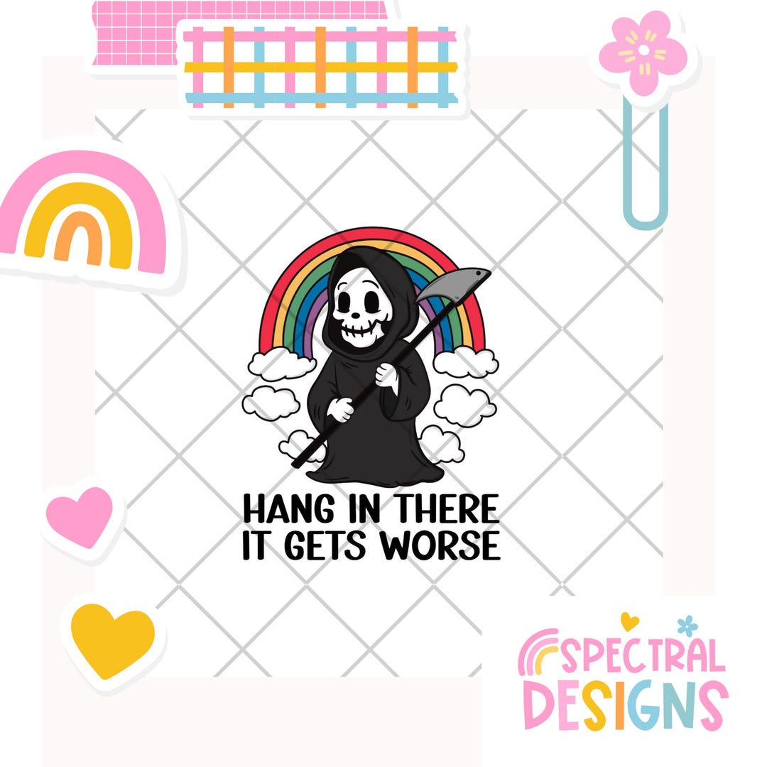 Hang in There Sarcastic Snarky PNG Cute Sticker Designs Popular PNG - Etsy