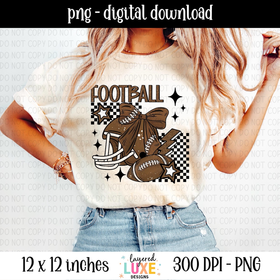 Football PNG, Sticker Design (digital Download) - Etsy