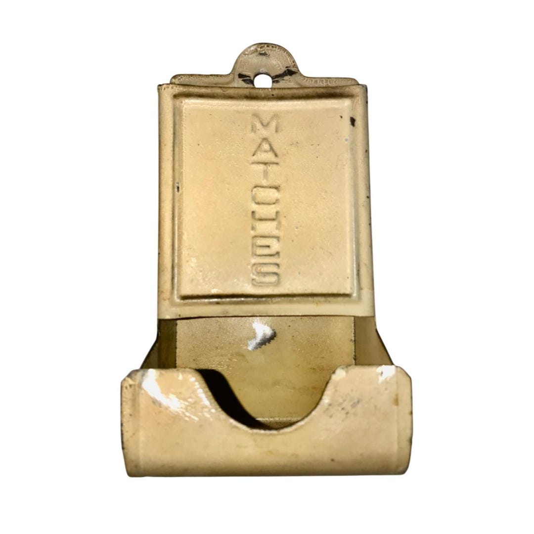 Vintage Tin Hanging Dispenser Matchbook Matches Rustic Distress ...