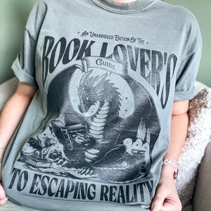 Book Lover's Guide Fantasy T-shirt | Comfort Colors® | Romantasy | Book ...