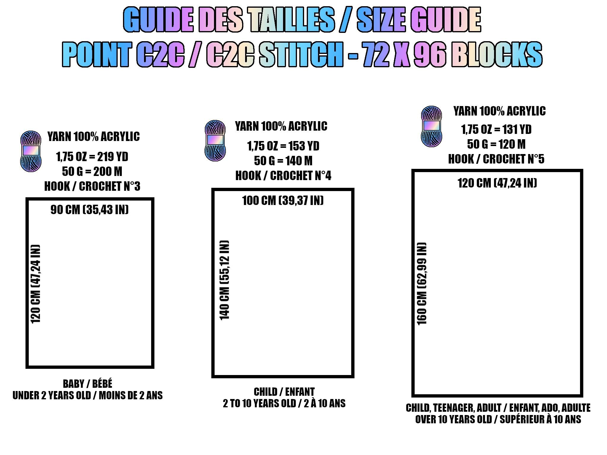 Surf Shop Paddle Board C2C Blanket Crochet Pattern, Afghan Beach ...