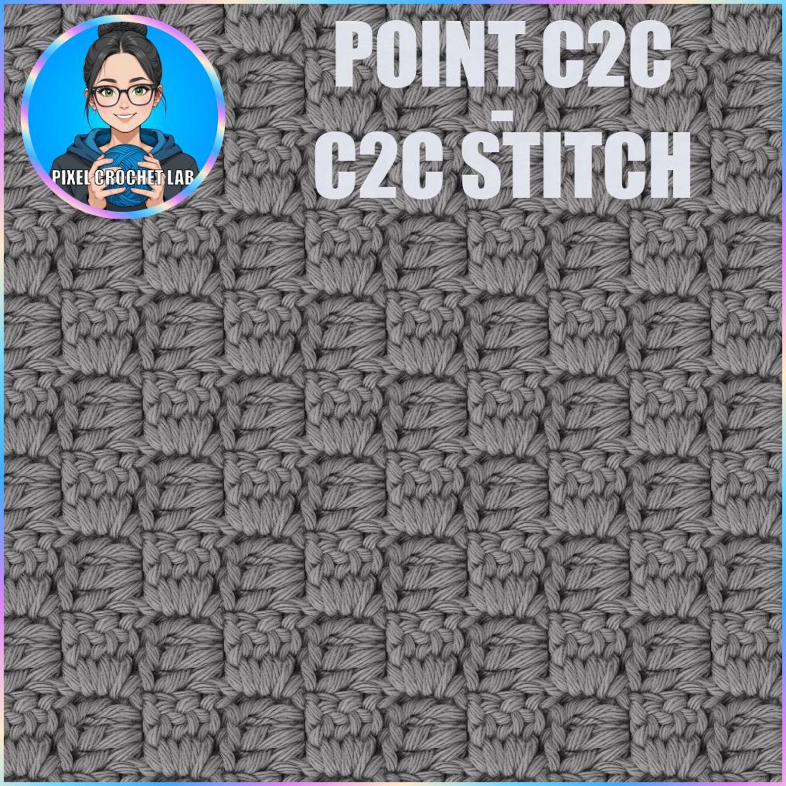 Brown Tabby Cat Blanket, C2C (corner to Corner) Stitch Crochet Pattern ...