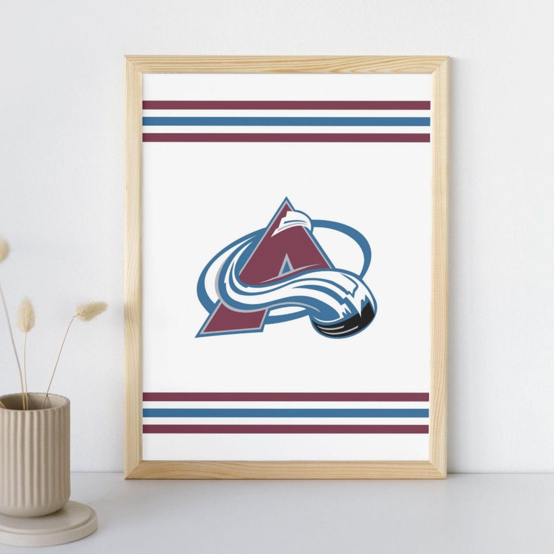 Colorado Avalanche Logo Wall Art Printable Sports Poster for Home Decor ...