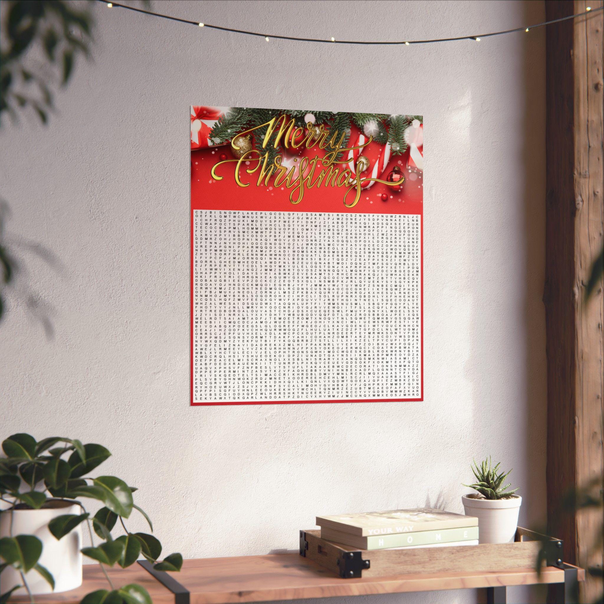 Christmas Word Search Poster, Holiday Activities, Great for Kids ...