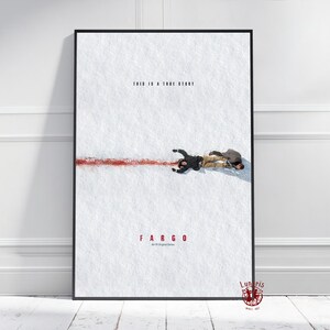 Fargo Poster Lester Nygaard Wall Art Unframed Canvas Print Gift TV Show ...