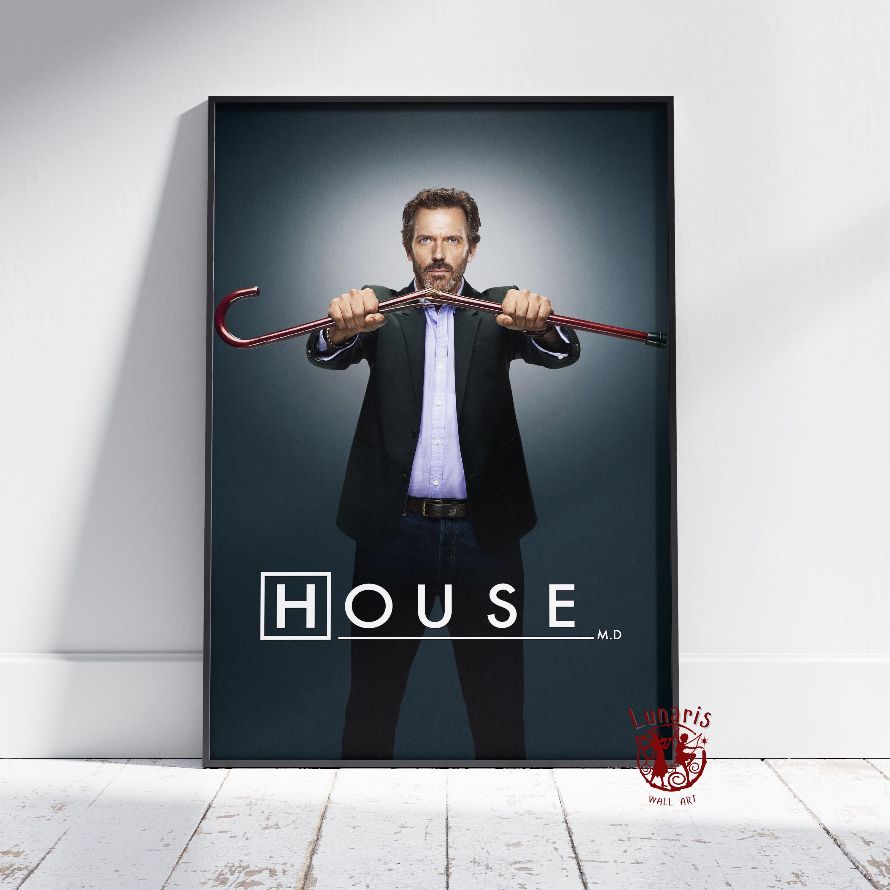 House M.D. Poster | Gregory House Wall Art | Unframed Canvas Print ...