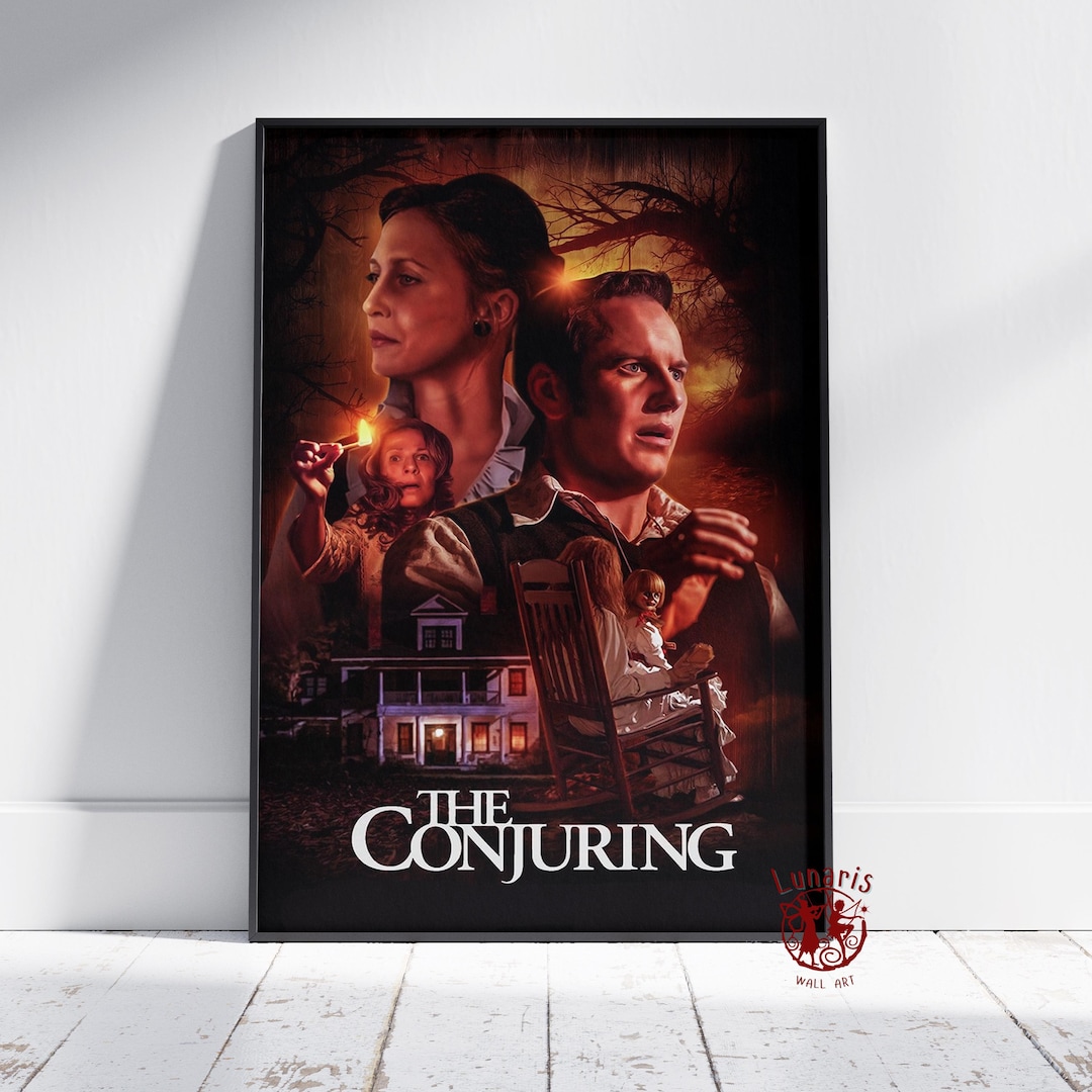 The Conjuring Poster | Horror Movie Wall Art | Unframed Canvas Print ...