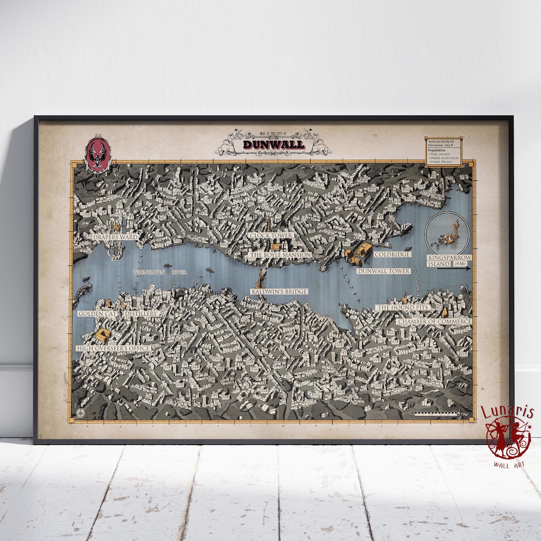 Dishonored Poster | Dunwall Wall Art | Unframed Canvas Print | Gift ...