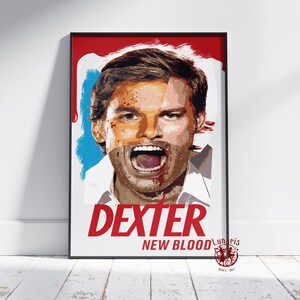 Dexter Poster | Dexter Morgan Wall Art | Unframed Canvas Print | Gift ...