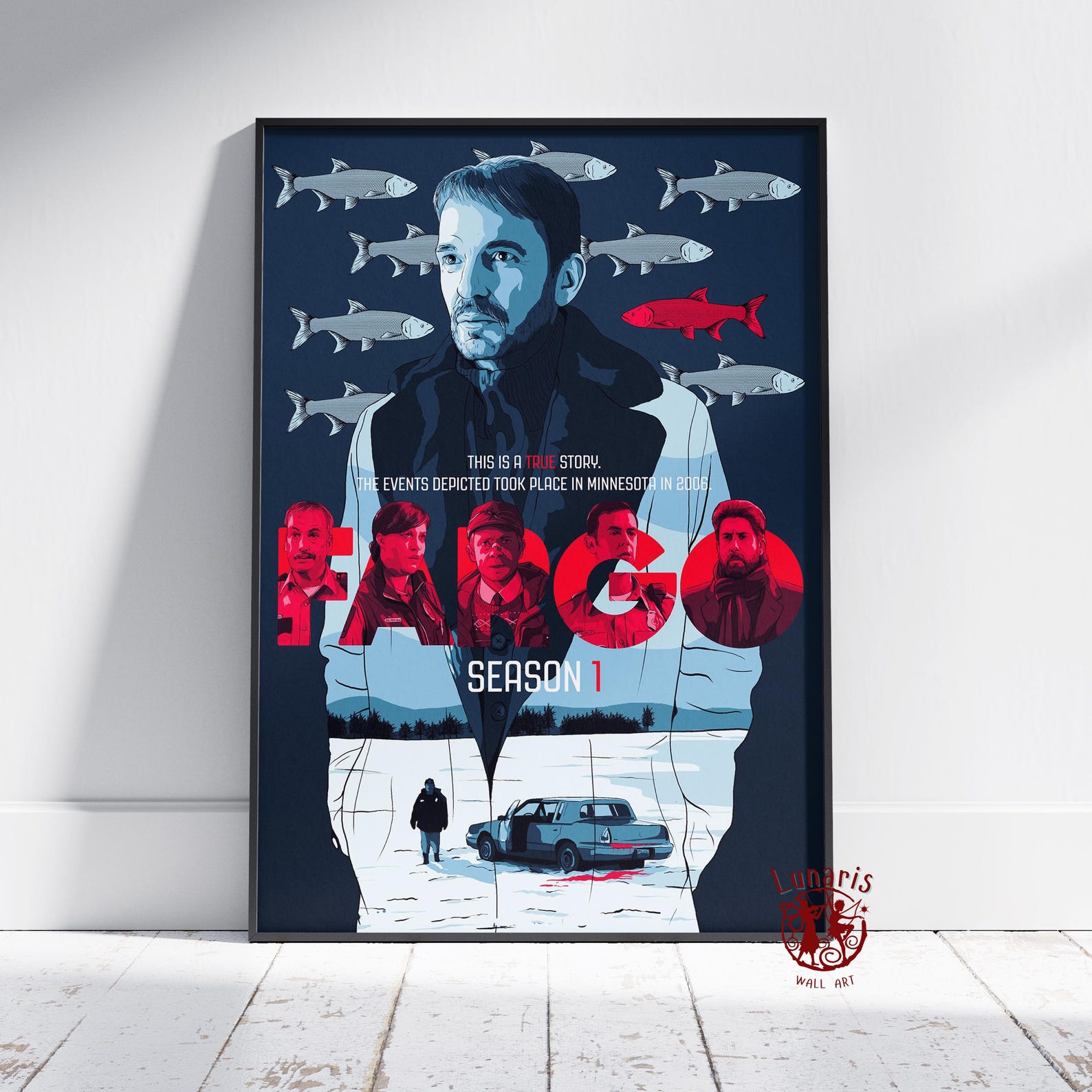 Fargo Poster | Lester Nygaard Wall Art | Unframed Canvas Print | Gift ...