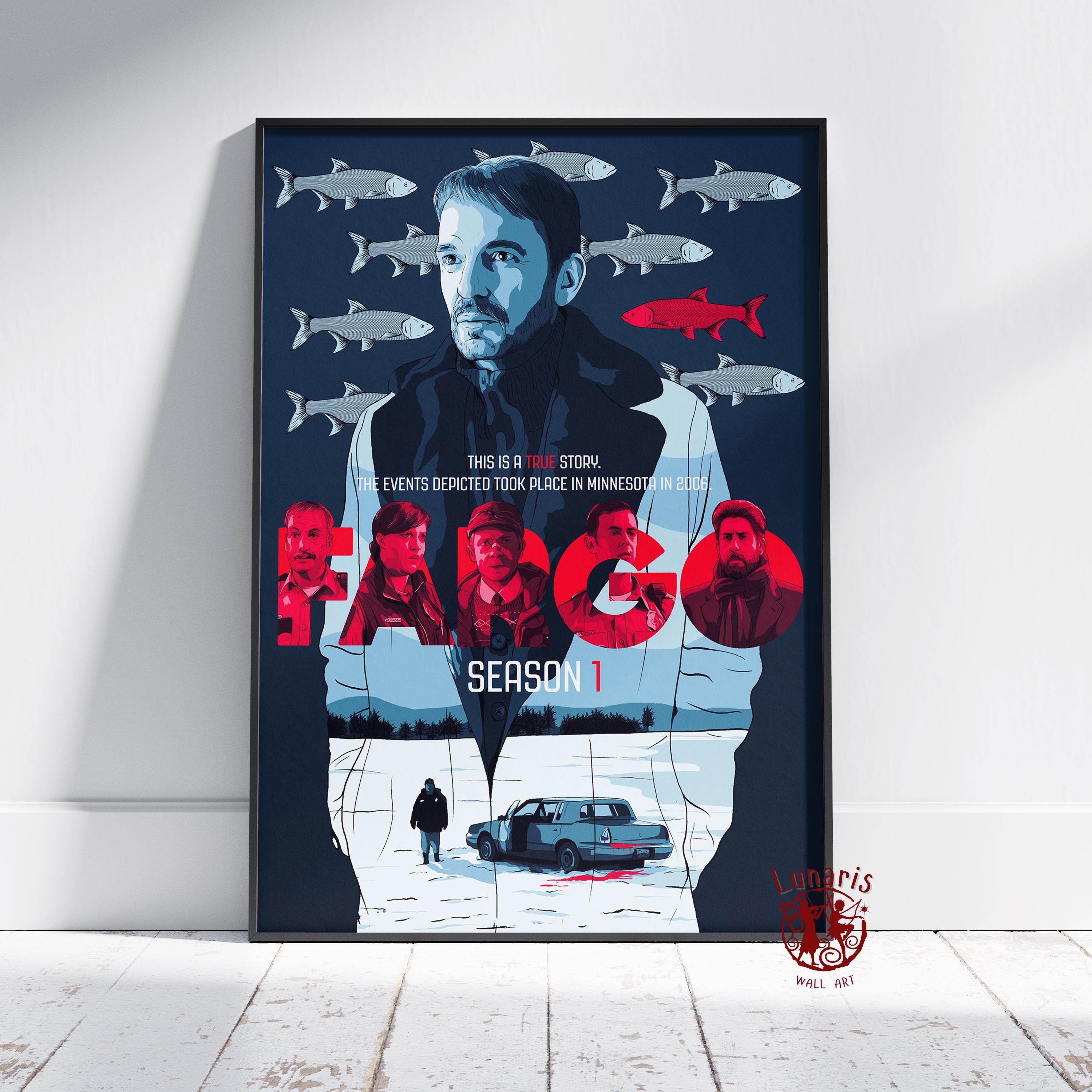 Fargo Poster | Lester Nygaard Wall Art | Unframed Canvas Print | Gift ...