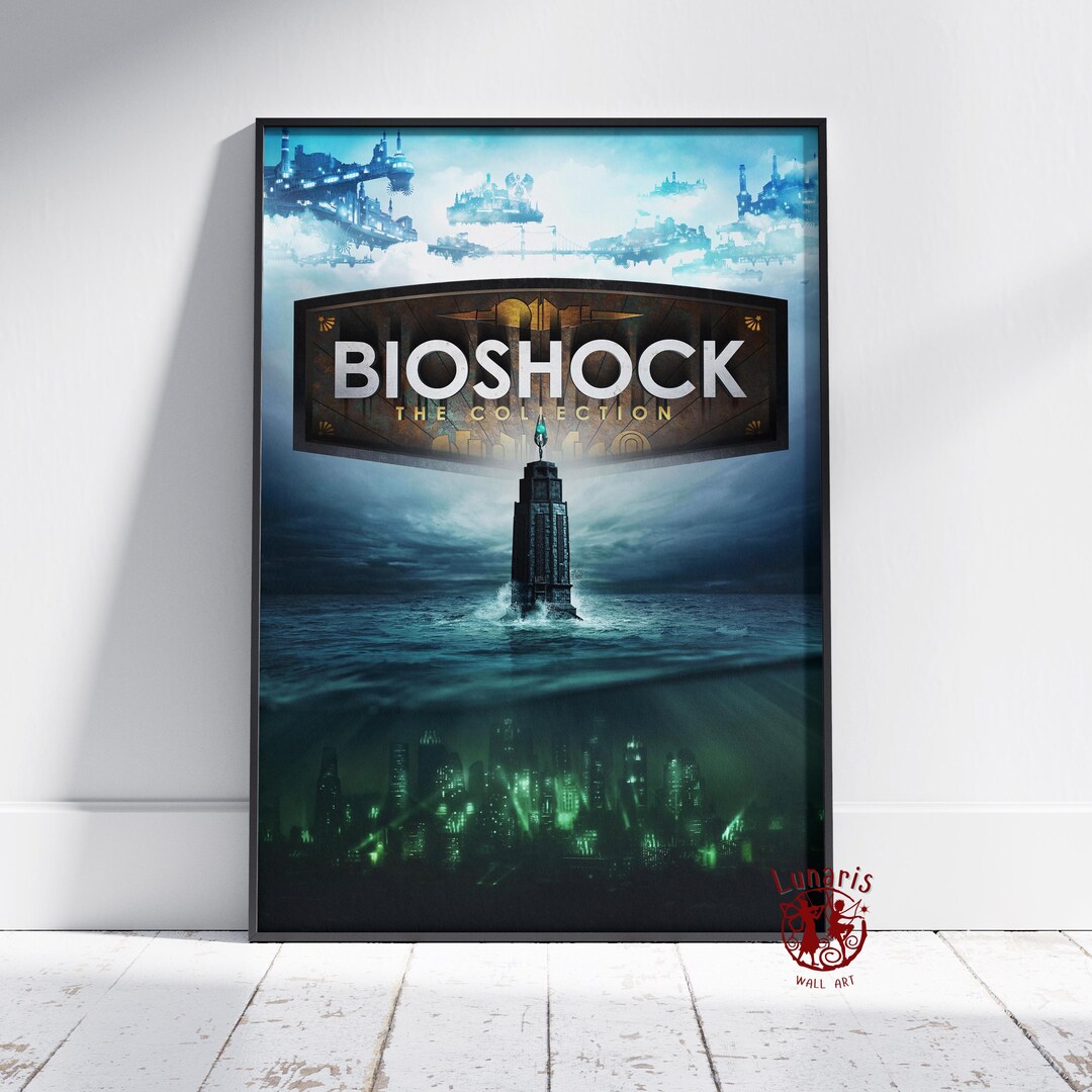 Bioshock Infinite Poster | Rapture City Wall Art | Unframed Canvas ...