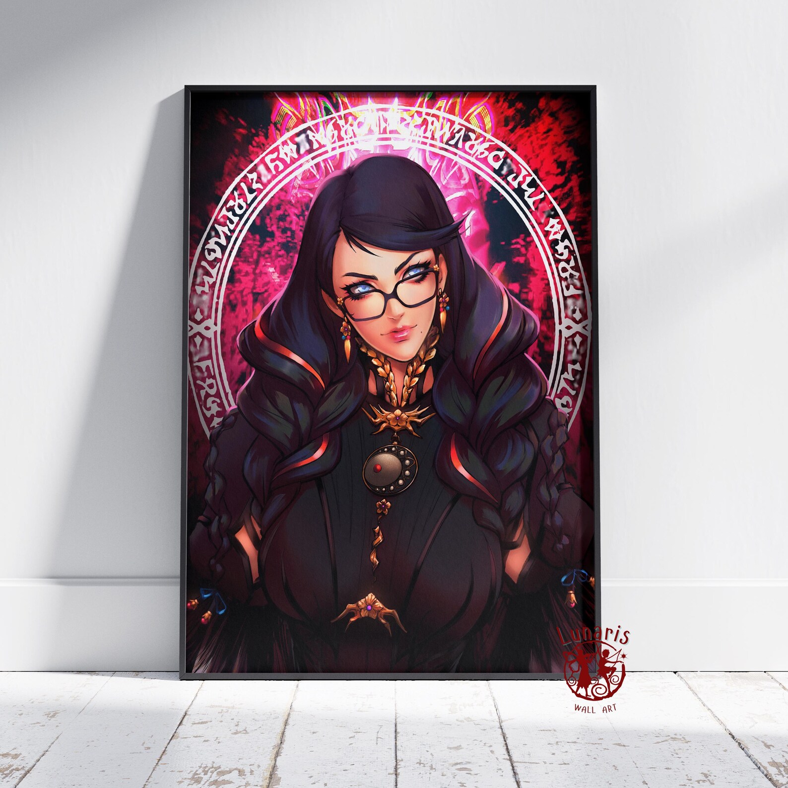 Bayonetta Poster | Cereza Wall Art | Unframed Canvas Print | Gift Game ...