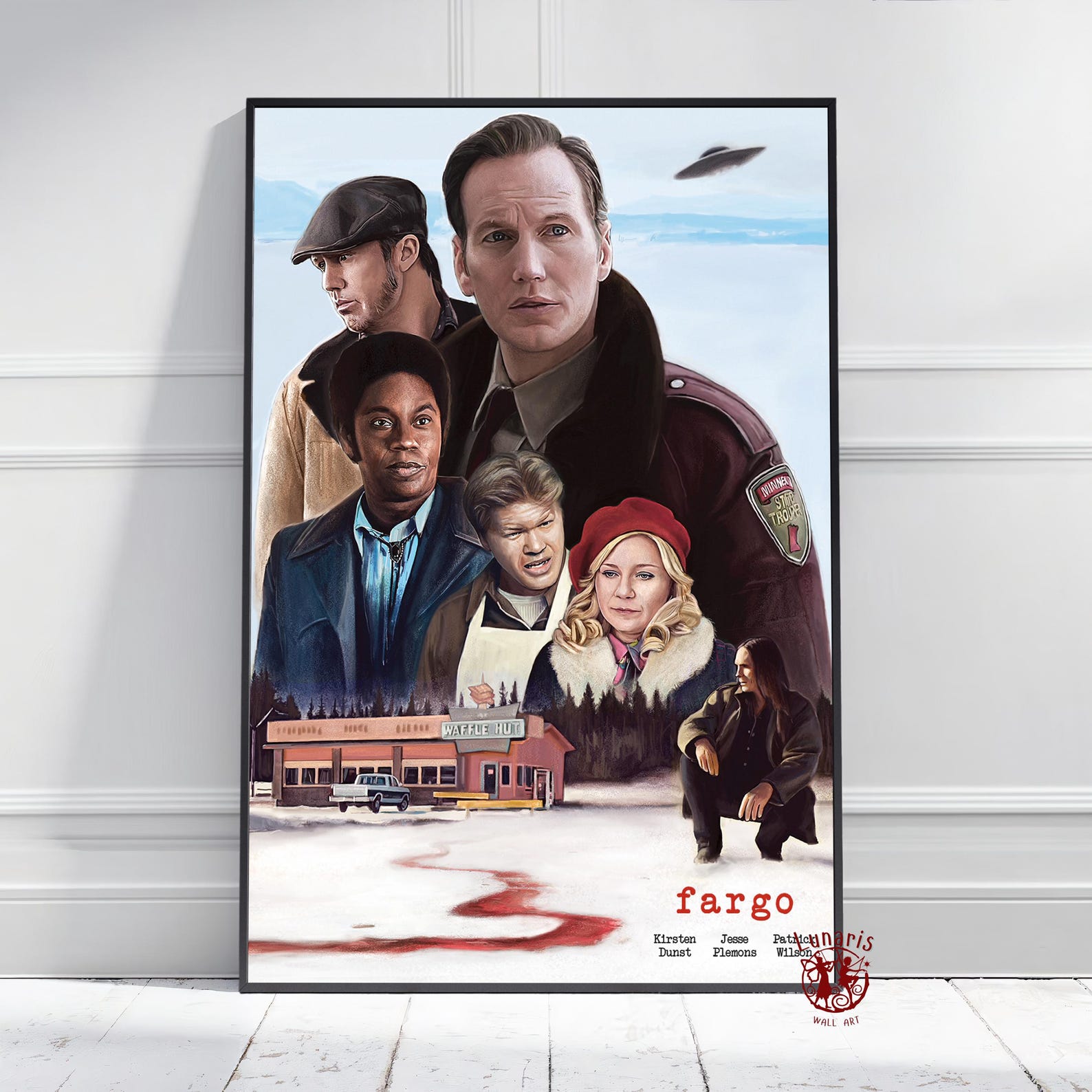 Fargo Poster | Lester Nygaard Wall Art | Unframed Canvas Print | Gift ...