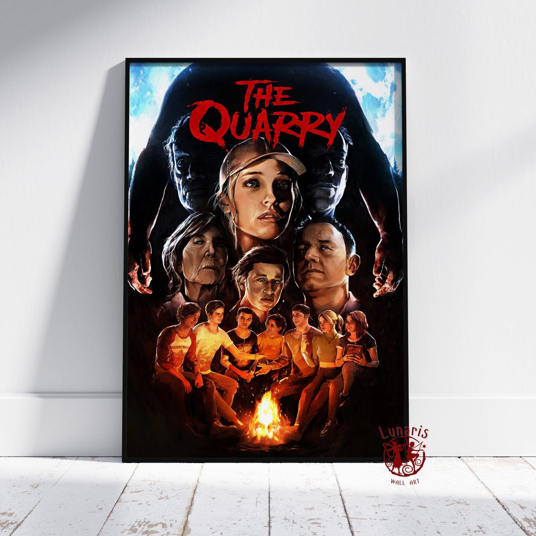 The Quarry Poster Max Wall Art Unframed Canvas Print Gift Game Poster ...