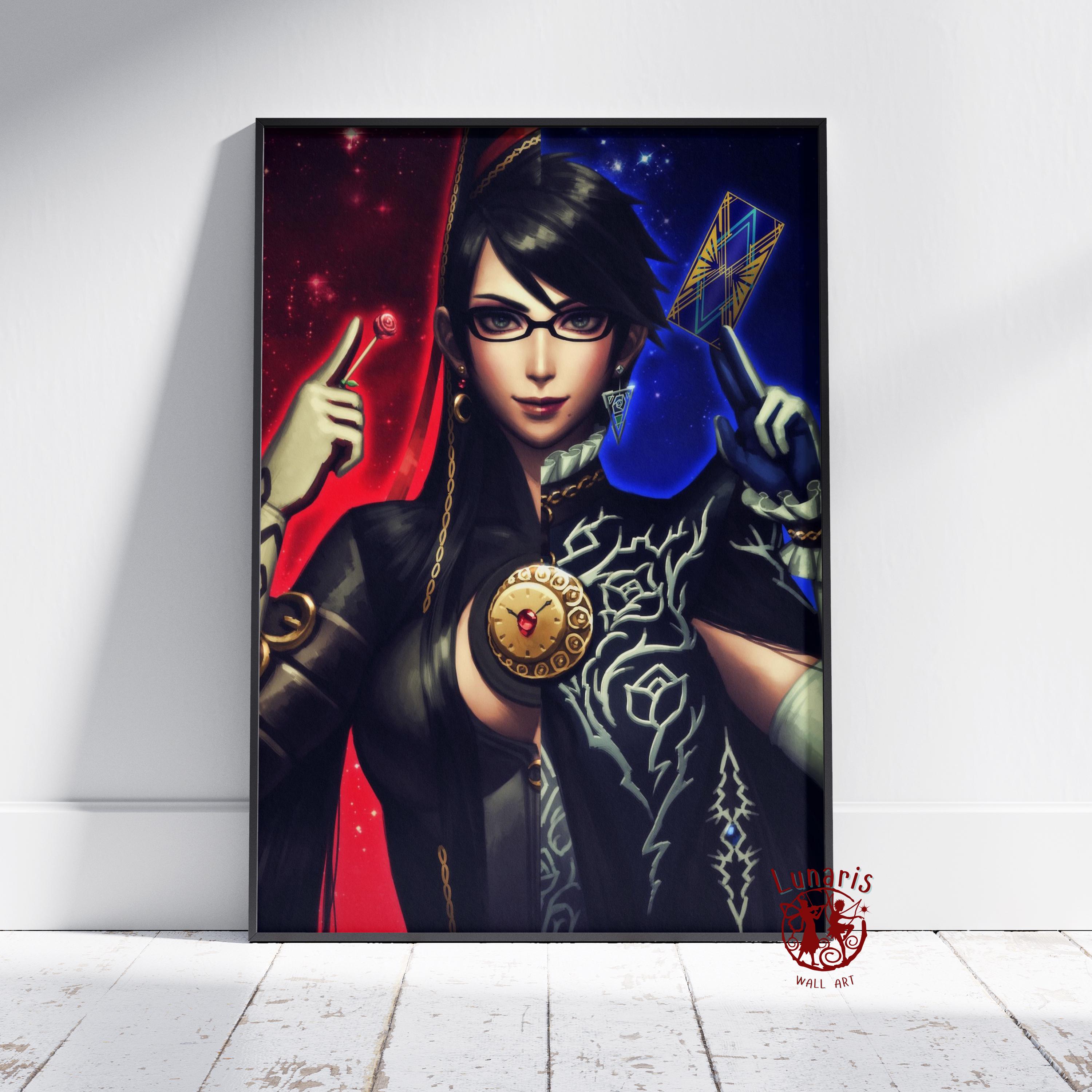 Bayonetta Poster | Cereza Wall Art | Unframed Canvas Print | Gift Game ...