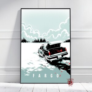Fargo Poster Lester Nygaard Wall Art Unframed Canvas Print Gift TV Show ...