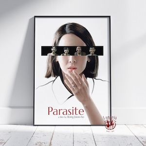 Parasite Poster Ki Taek Wall Art Unframed Canvas Print Gift Movie ...