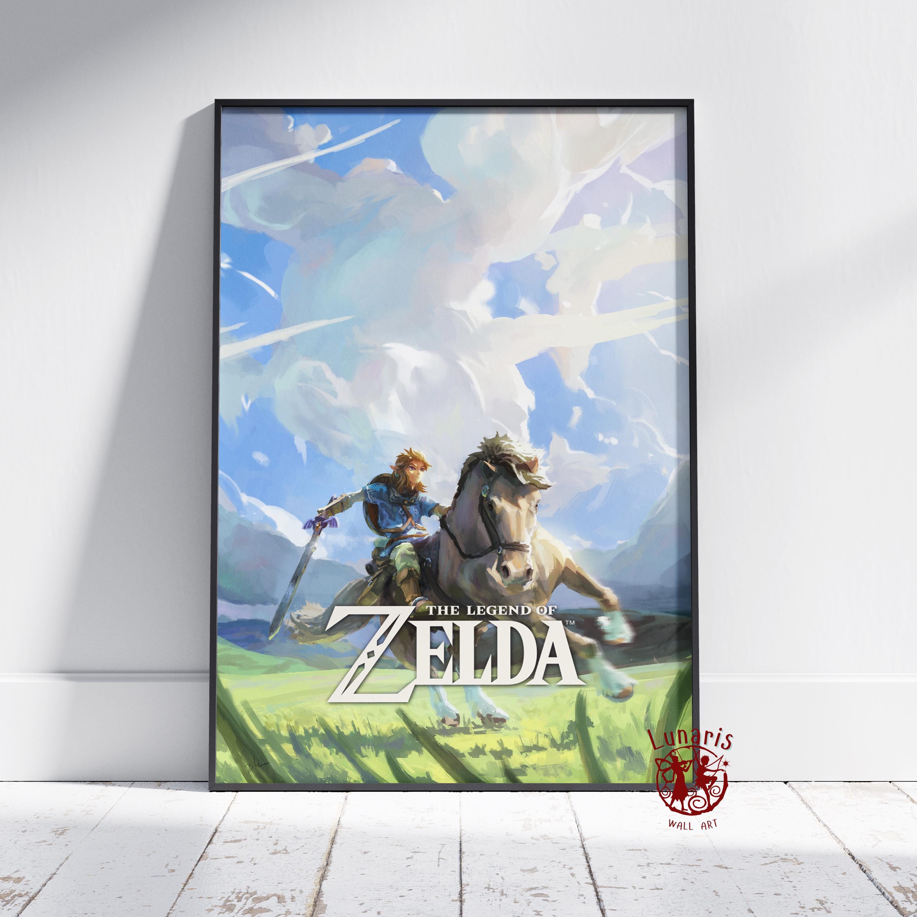 The Legend of Zelda Poster | Breath of the Wild Wall Art | Unframed ...