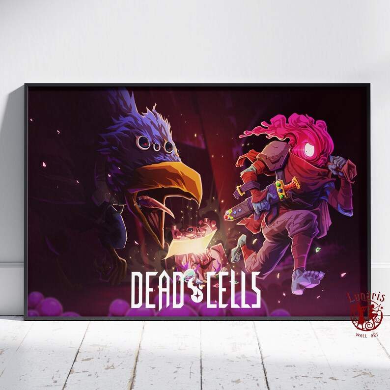 Dead Cells Poster | the Beheaded Wall Art | Unframed Canvas Print ...