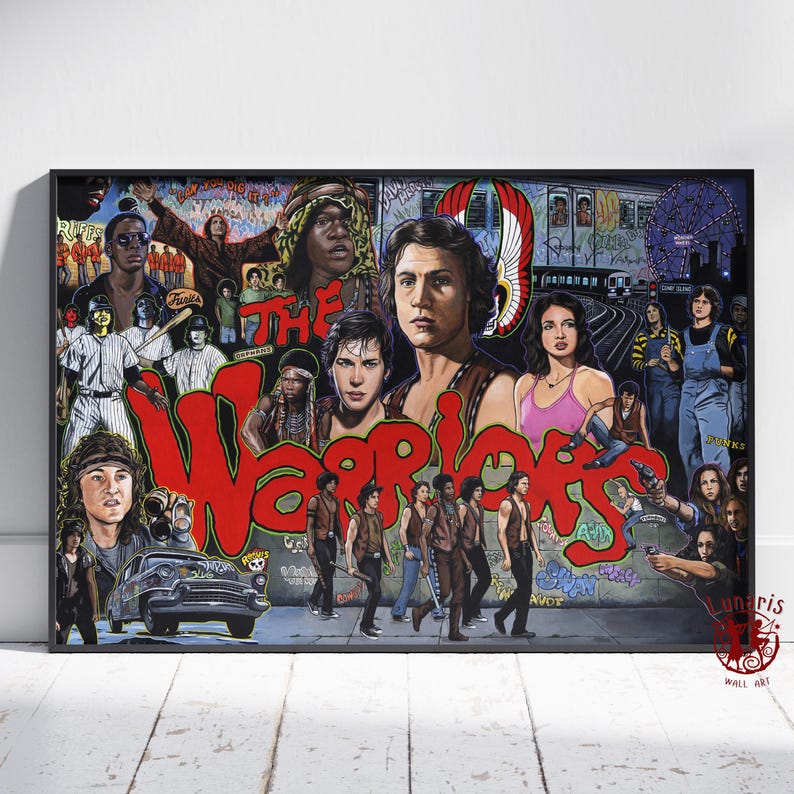 The Warriors Poster | Swan Wall Art | Unframed Canvas Print | Gift ...