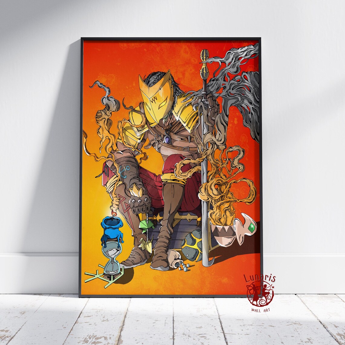 Slay the Spire Poster | Silent Wall Art | Unframed Canvas Print | Gift ...