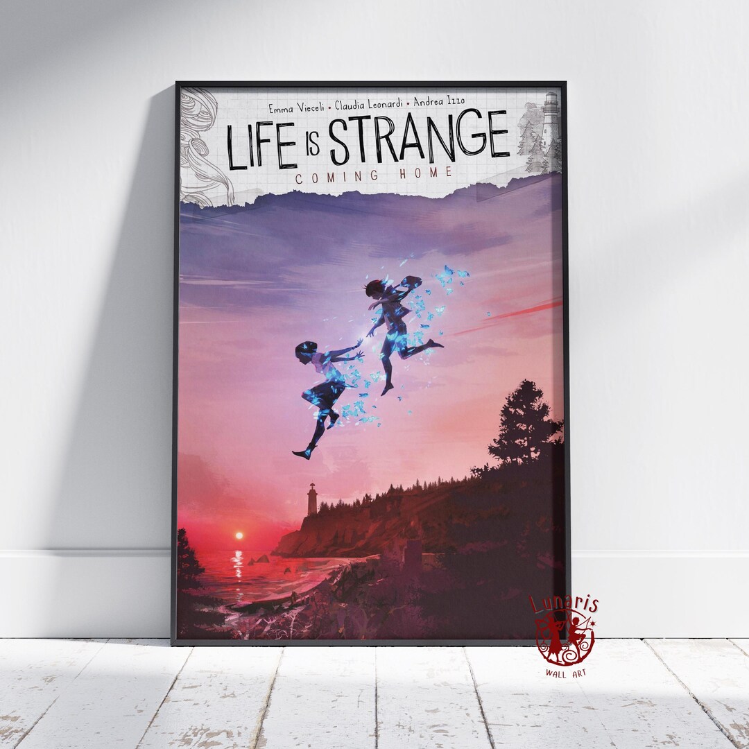 Life is Strange Poster | Max and Chloe Wall Art | Unframed Canvas Print ...