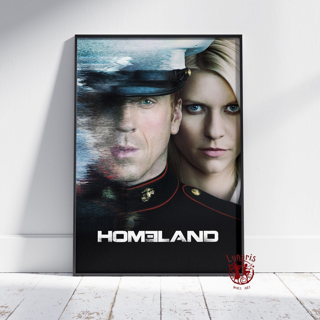 Homeland Poster | Claire Danes Wall Art | Unframed Canvas Print | Gift ...
