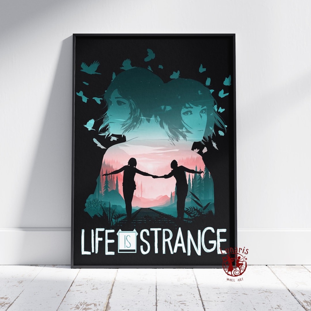 Life is Strange Poster | Max and Chloe Wall Art | Unframed Canvas Print ...