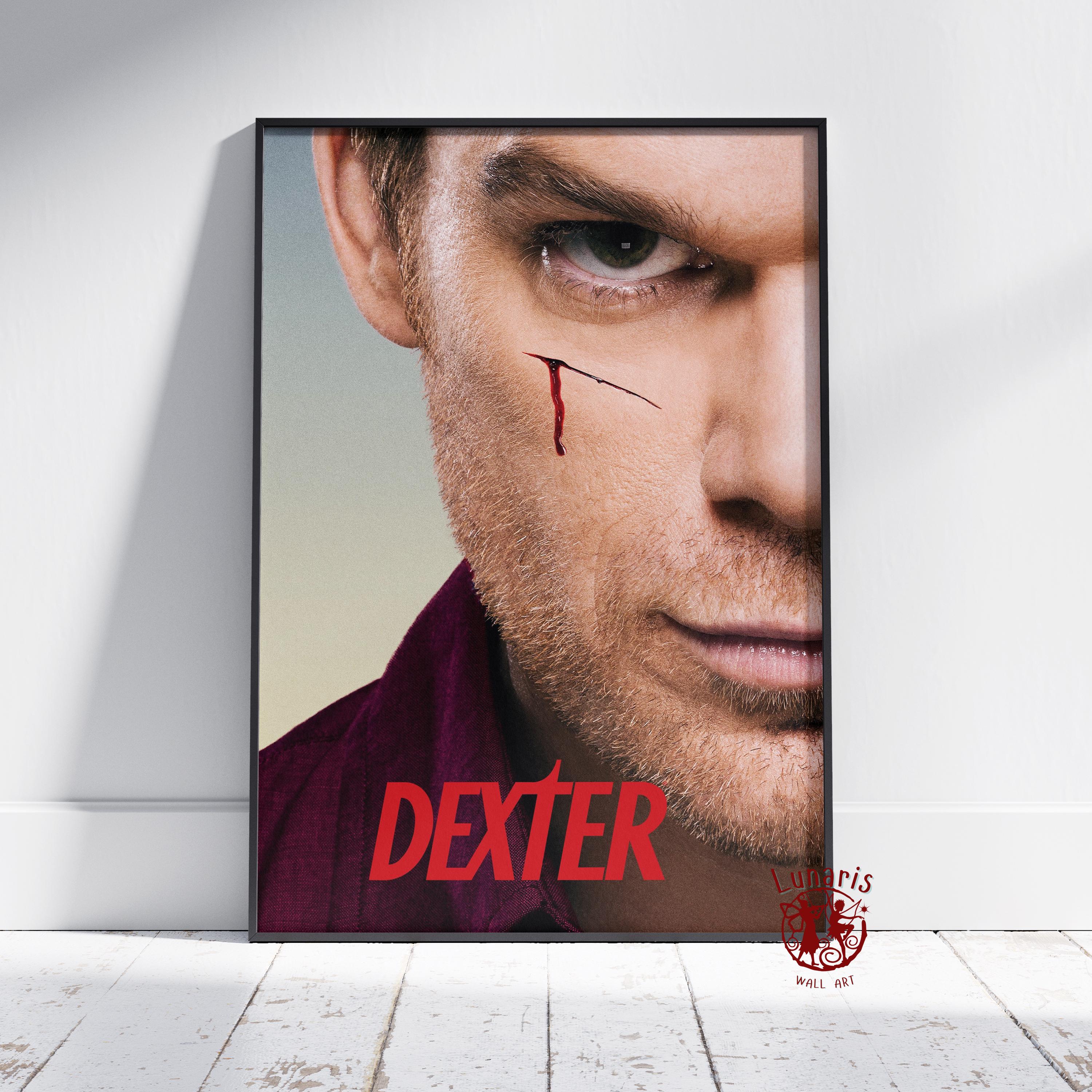 Dexter Poster Dexter Morgan Wall Art Unframed Canvas Print Gift TV Show ...