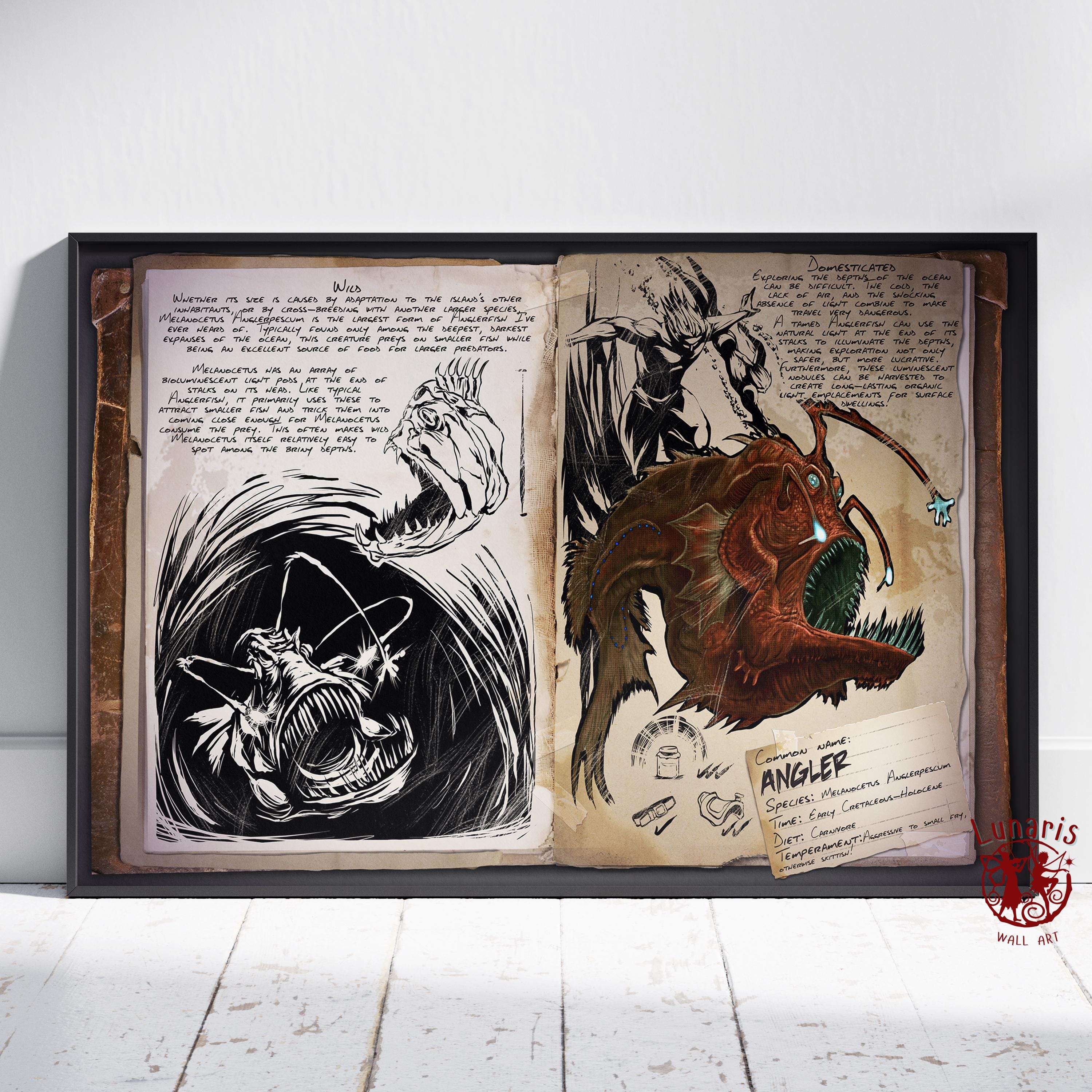 Ark Survival Evolved Dossiers Poster | Yi Ling Wall Art | Unframed ...