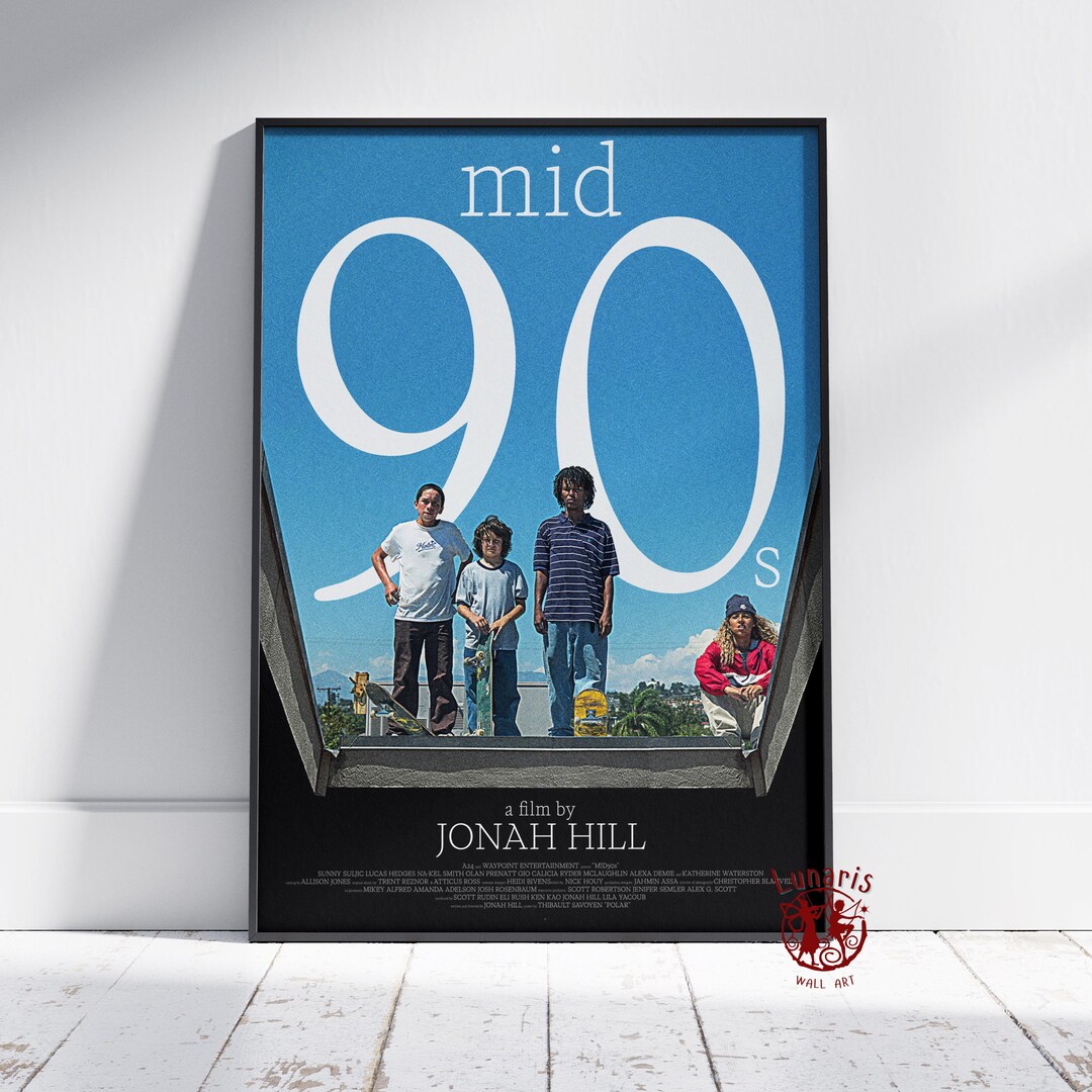 Mid90s Poster | Stevie Wall Art | Unframed Canvas Print | Gift Movie ...