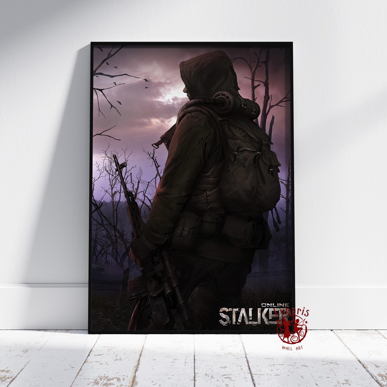 Stalker Poster | Shadow of Chernobyl Wall Art | Unframed Canvas Print ...