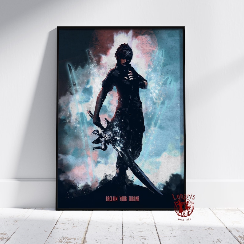 Classic Video Game Characters Poster | Zelda Wall Art | Unframed Canvas ...