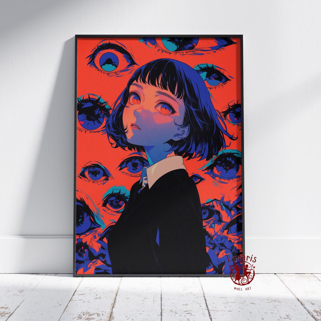 Abnormal Core Anime Poster | Anime Girl Wall Art | Rolled Canvas Print ...