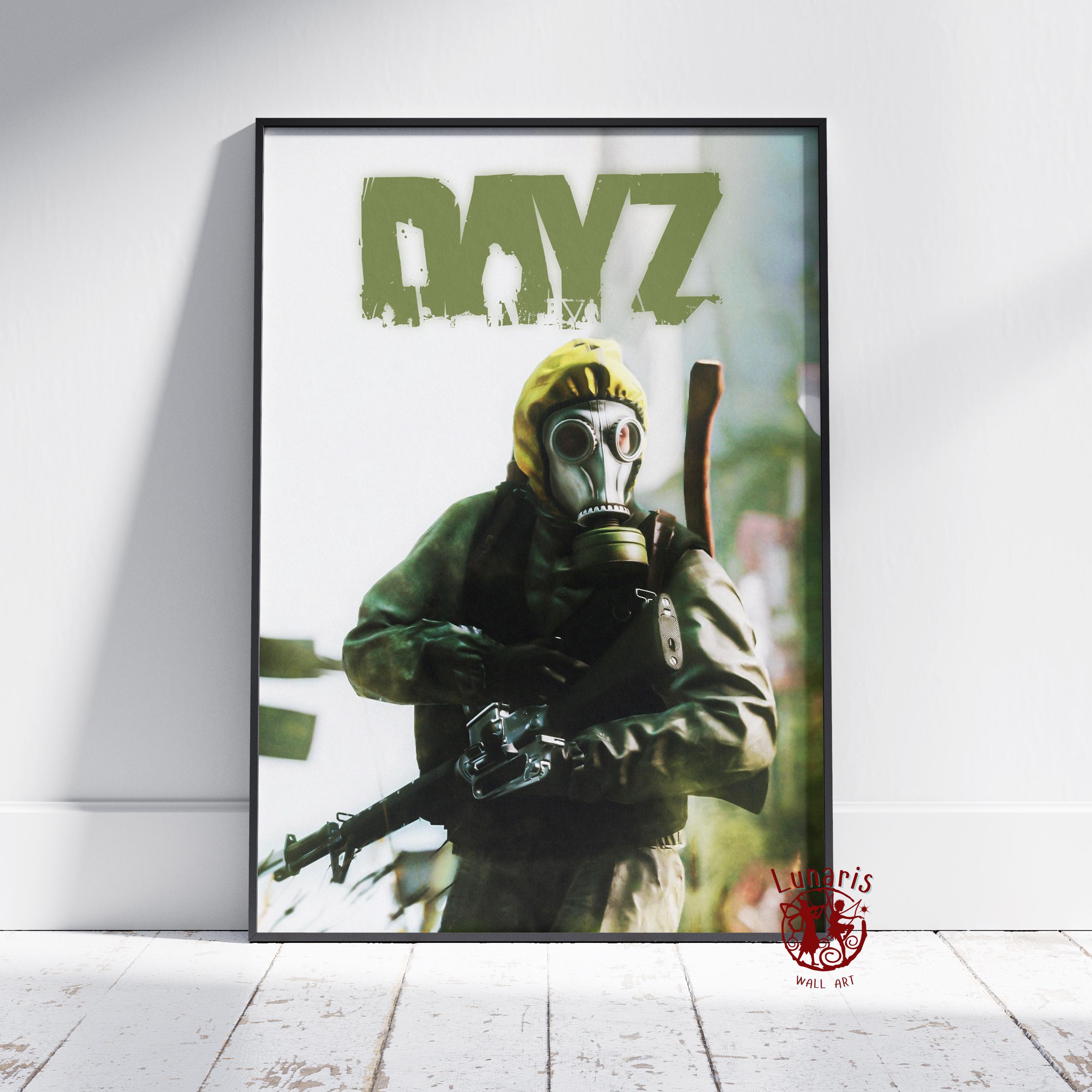 Dayz Poster Survival Game Wall Art Unframed Canvas Print Gift Game ...