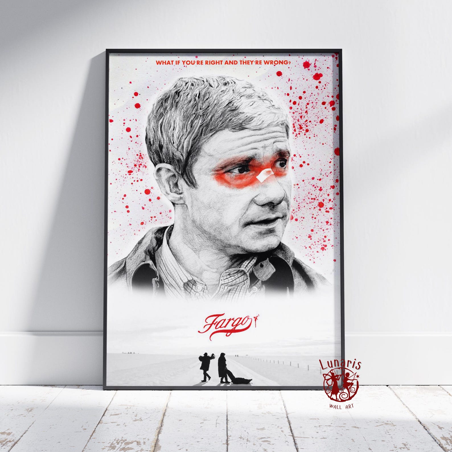 Fargo Poster | Lester Nygaard Wall Art | Unframed Canvas Print | Gift ...