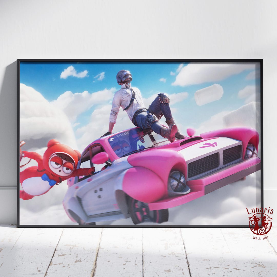 PUBG Poster | Battlegrounds Game Wall Art | Unframed Canvas Print ...