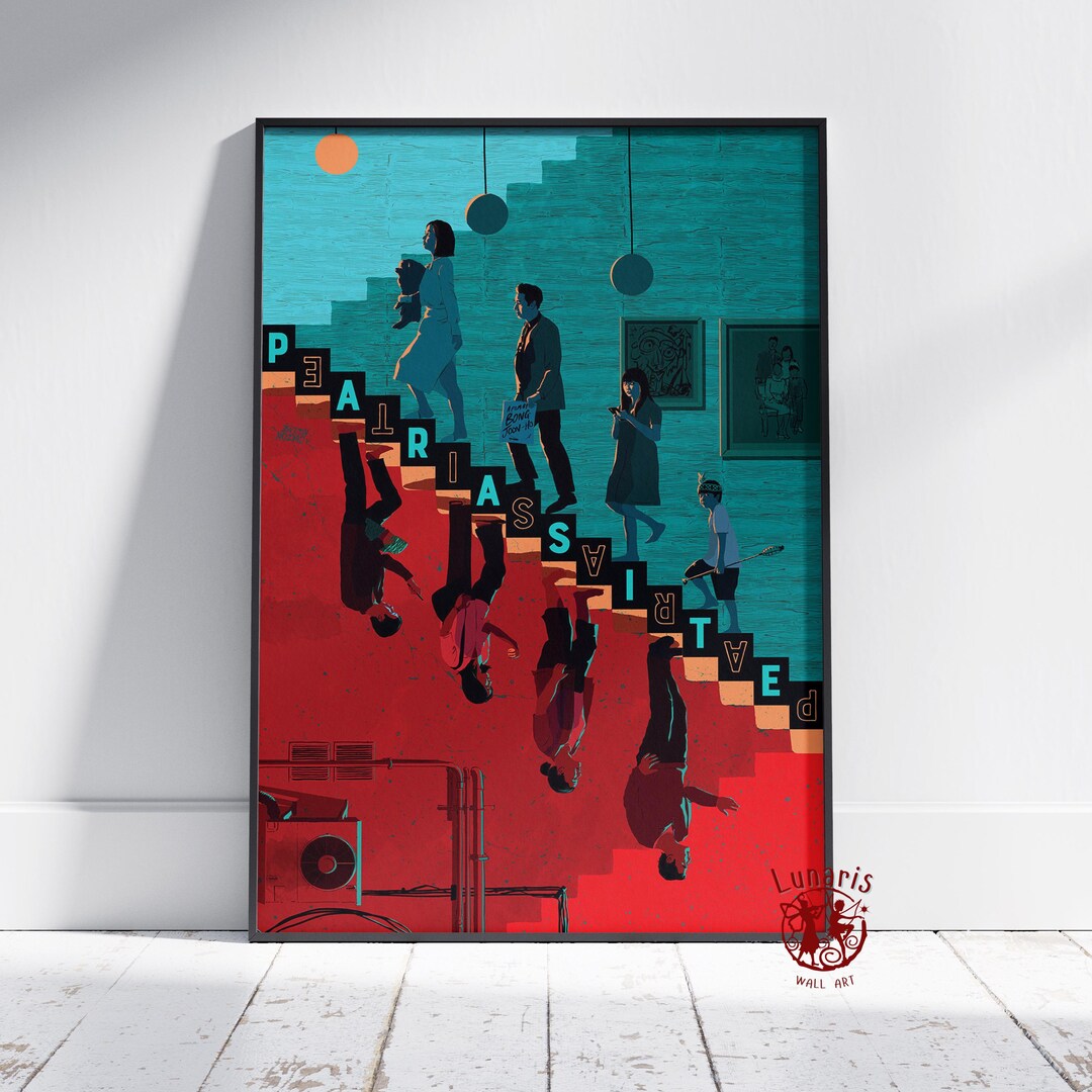 Parasite Poster Ki Taek Wall Art Unframed Canvas Print Gift Movie ...