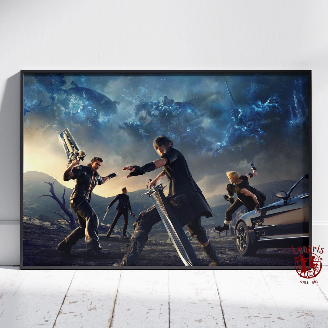 Final Fantasy Poster | Zack Fair Wall Art | Unframed Canvas Print ...