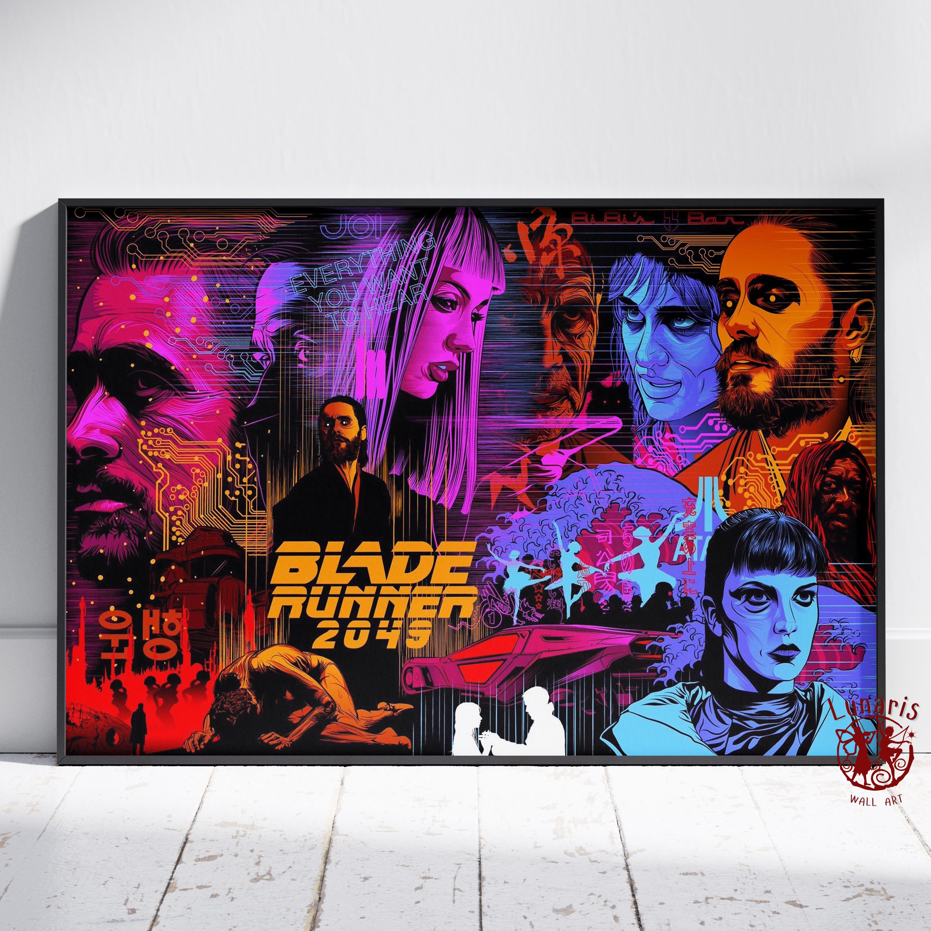 Blade Runner Poster | Deckard Wall Art | Unframed Canvas Print | Gift ...