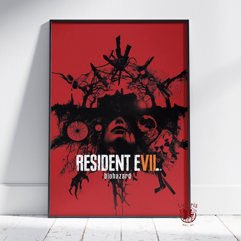 Resident Evil 7 Biohazard Poster | Eveline Kennedy Wall Art | Unframed ...