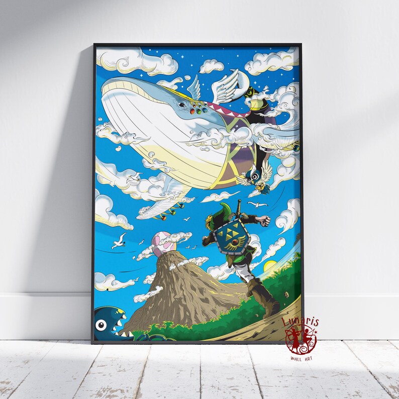 The Legend of Zelda Poster | Breath of the Wild Wall Art | Unframed ...