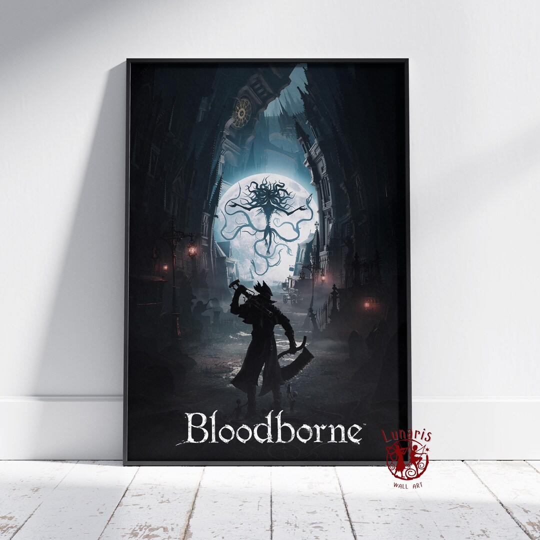 Bloodborne Poster | Lady Maria Wall Art | Unframed Canvas Print | Gift ...