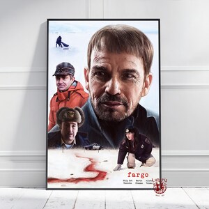 Fargo Poster Lester Nygaard Wall Art Unframed Canvas Print Gift TV Show ...