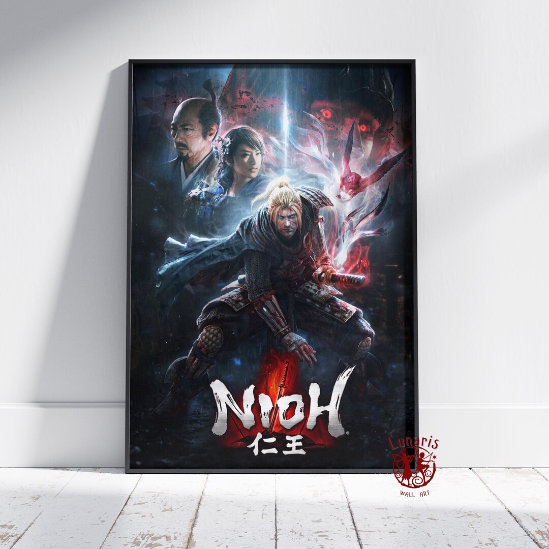 Nioh Poster | William Wall Art | Unframed Canvas Print | Gift Game ...