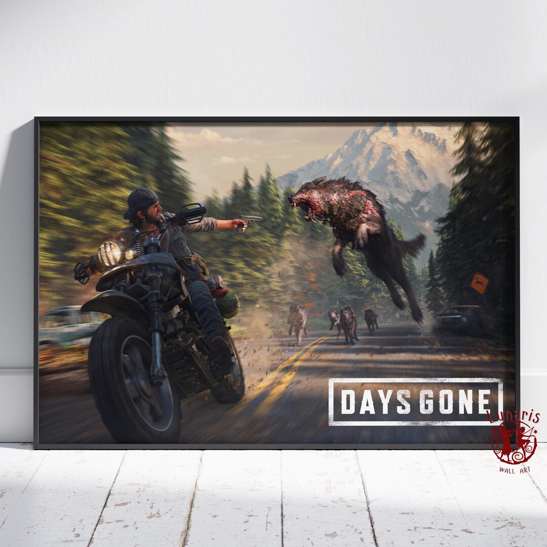 Days Gone Poster | Deacon St. John Wall Art | Unframed Canvas Print ...