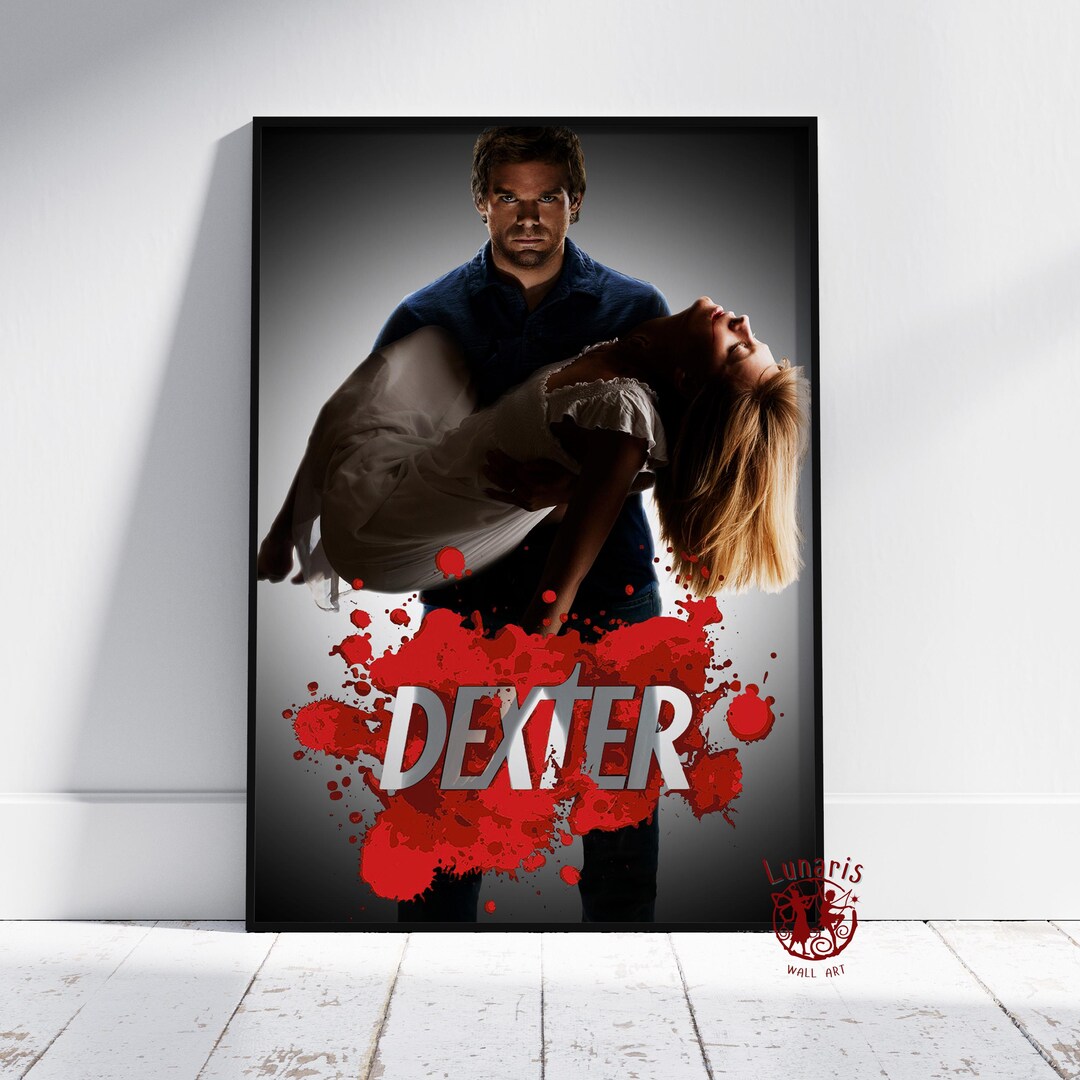 Dexter Poster | Dexter Morgan Wall Art | Unframed Canvas Print | Gift ...
